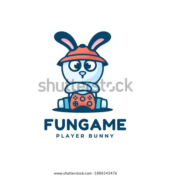 Vector Logo Illustration Fun Game Mascot Stock Vector (Royalty Free ...