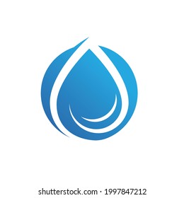 Vector Logo Illustration Water Gradient Color Stock Vector (Royalty ...