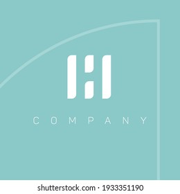 Vector Logo Letter H Company Stock Vector (Royalty Free) 1933351190