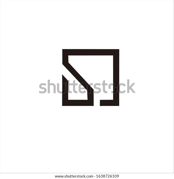 Vector Logo Letter Sb Brand Company Stock Vector (Royalty Free ...