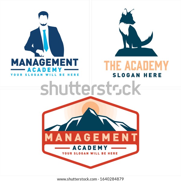 Vector Logo Man Wearing Suit Tie Stock Vector (Royalty Free) 1640284879 ...