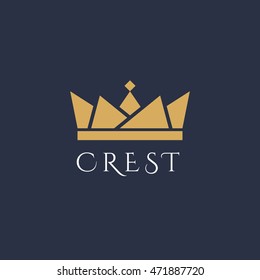 Vector Logo Minimal Crown Icon Dark 库存矢量图（免版税）471887720 | Shutterstock