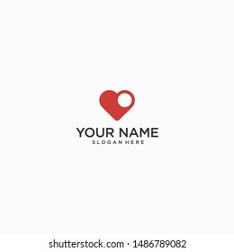 Vector Logo Modern Clean Heart Concept Stock Vector (Royalty Free ...