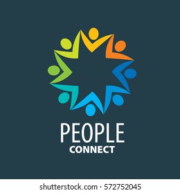 Star Shape Partnership Connection Logo Vector Stock Vector (Royalty ...