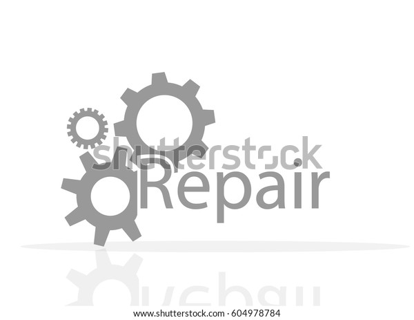 Vector Logo Repair Service Stock Vector (Royalty Free) 604978784 ...
