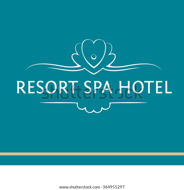 Vector Logo Resorthotel Spa Frame Made: immagine vettoriale stock ...