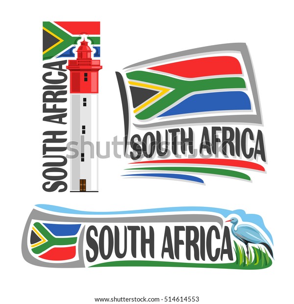 Vector Logo South Africa 3 Isolated Stock Vector (Royalty Free) 514614553