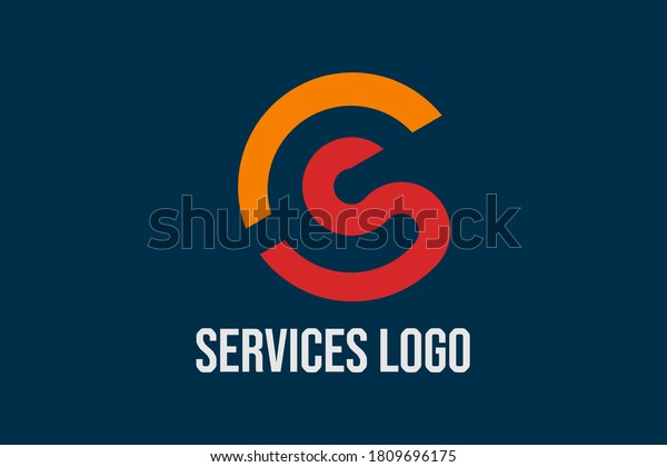 Vector Logo Telephone Illustration Initials C: เวกเตอร์สต็อก (ปลอดค่า ...
