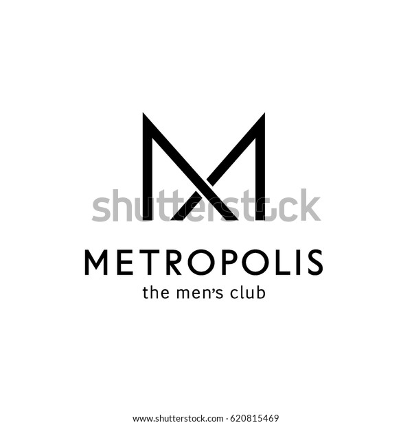 Vector Logo Template Mens Club Letter Stock Vector (Royalty Free) 620815469