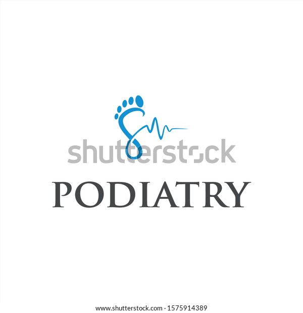 Vector Logo Template Podiatry with the Stock Vector (Royalty Free ...
