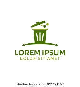 Vector Logo Trash Company Stock Vector (Royalty Free) 1921191152 ...
