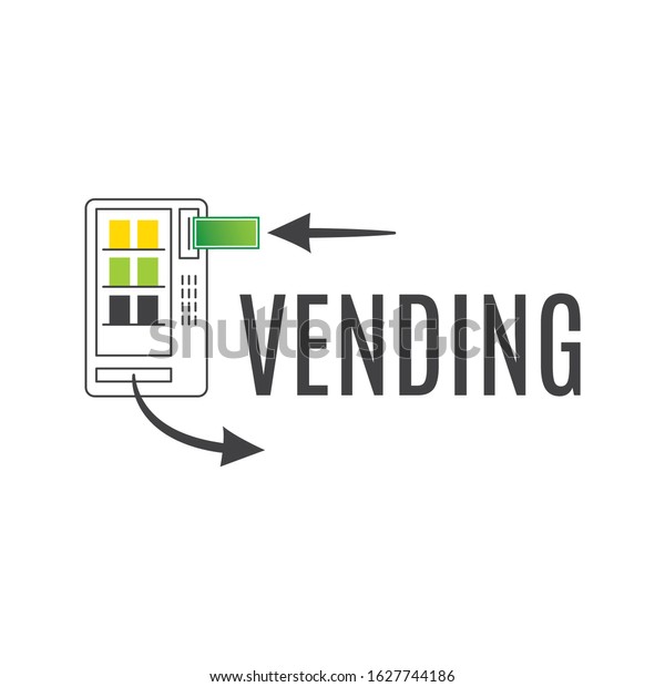 Vector Logo Vending Machine Food Stock Vector (Royalty Free) 1627744186