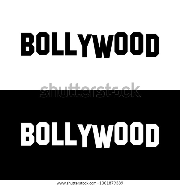 Vector Logotype Bollywood Sign Logo Icon Stock Vector (Royalty Free ...