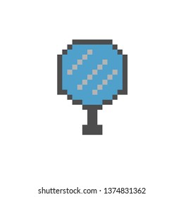 Vector Looking Glass Pixel Art Stock Vector (Royalty Free) 1374831362