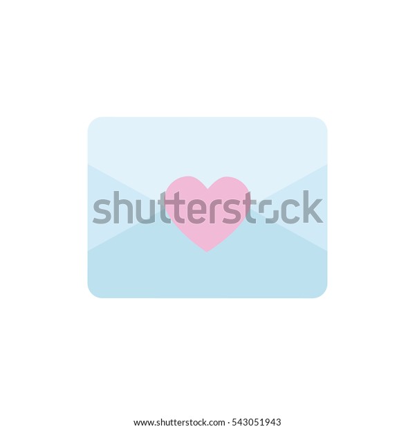 Vector Love Wedding Mail Letter Heart Stock Vector (Royalty Free ...