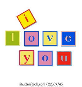 Childs Wooden Blocks Alphabet 3d Render Stock Illustration 1030328935