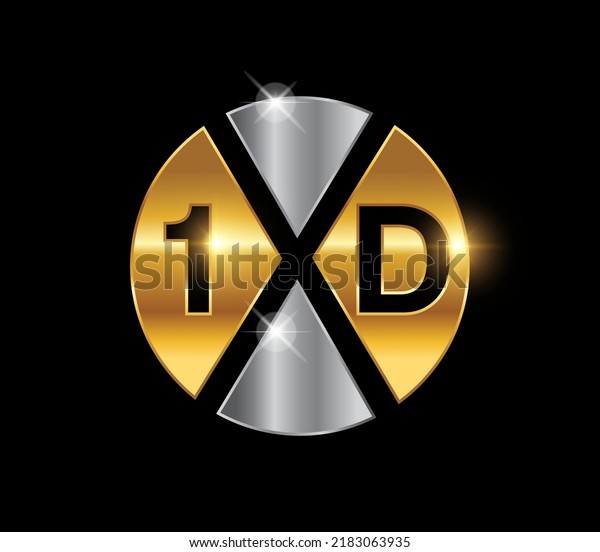 Vector Luxury Illustration 1xd Gold Silver Stock Vector (Royalty Free ...