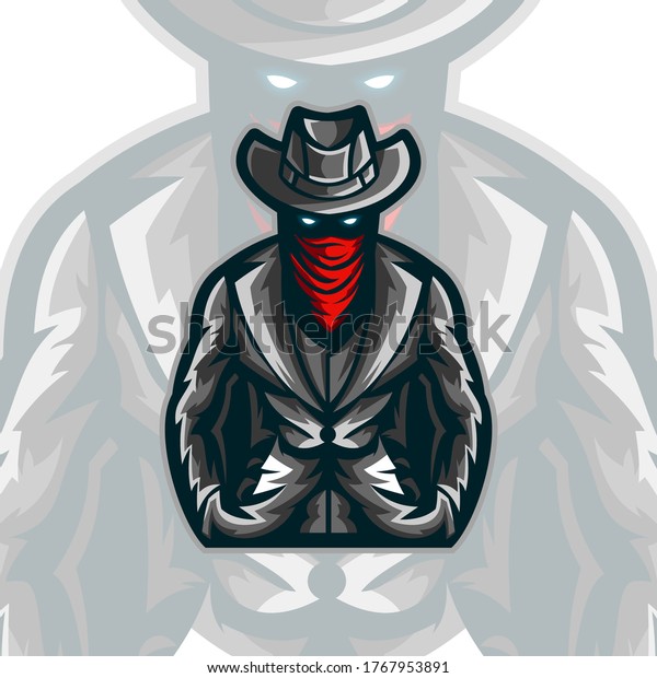 Vector Mafia Boss Mascot Illustration Stock Vector (Royalty Free ...