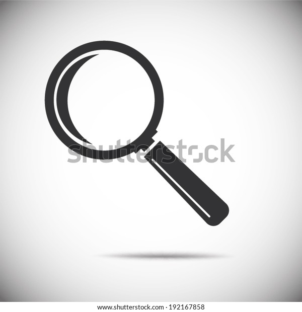 Vector Magnifying Glass Stock Vector (Royalty Free) 192167858