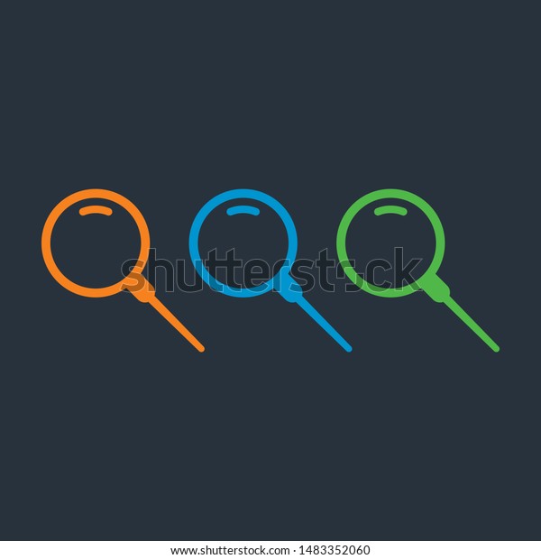 Vector Magnifying Glass Symbol Magnifying Glass: vector de stock (libre ...