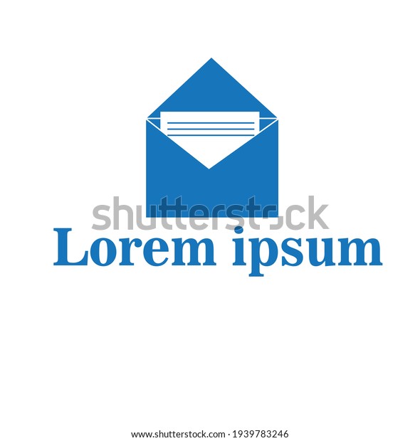 Vector Mail Logo Clipart Icon Flat Stock Vector (Royalty Free ...
