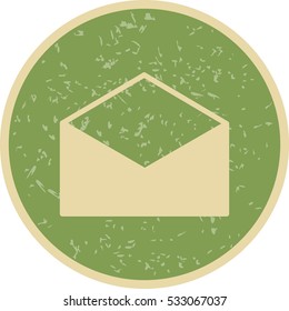 Vector Mail Vintage Icon Stock Vector (Royalty Free) 533067037 ...