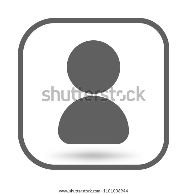 Vector Man Profile Icon Stock Vector (Royalty Free) 1101006944