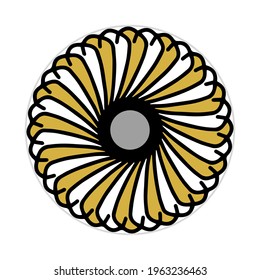 Vector Mandala Art Sahpe Can Be Stock Vector (Royalty Free) 1963236463 ...