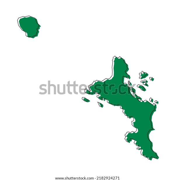 Mapa vectorial del país de las: vector de stock (libre de regalías ...