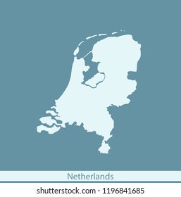 Map Netherlands Vector Illustration: เวกเตอร์สต็อก (ปลอดค่าลิขสิทธิ์ ...