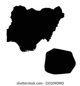 Vector Map Nigeria Abuja Country Capital Stock Vector (Royalty Free ...