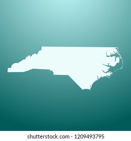 Vector Map North Carolina Stock Vector (Royalty Free) 1209493795 ...