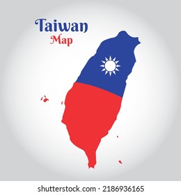 Vector Map Taiwan Illustration Stock Vector (Royalty Free) 2186936165 ...