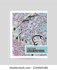 Vector Marble Background Book Cover Template Stock Vector (Royalty Free ...