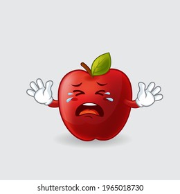 Vector Mascot Cartoon Illustration Red Apple Stock Vector (Royalty Free ...