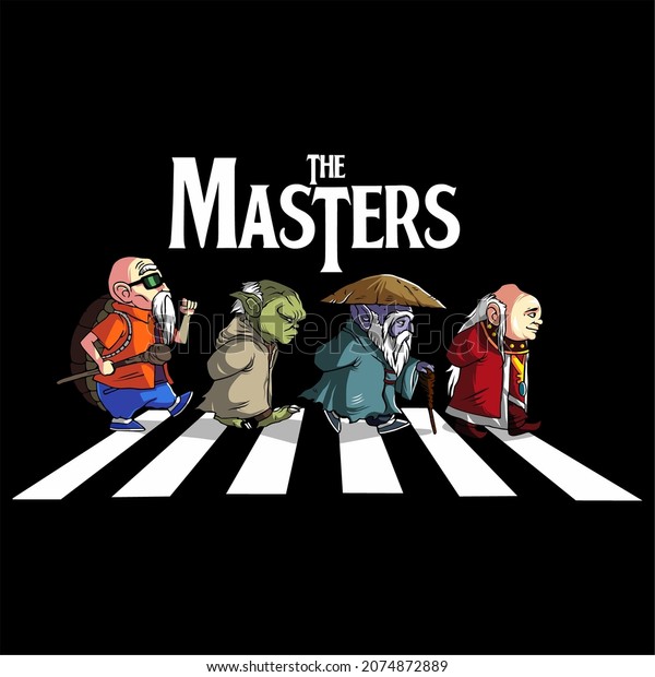 Vector Masters Caricature Good Design Reference Stock Vector (Royalty ...