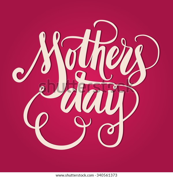 Vector Mathers Day Card Can Be Stock Vector (Royalty Free) 340561373