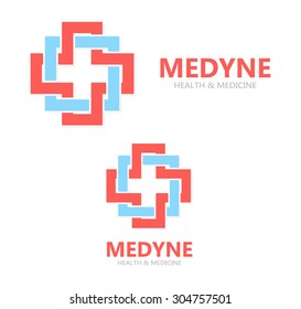Pill Plus Logo Design Template Vector Stock Vector (Royalty Free ...