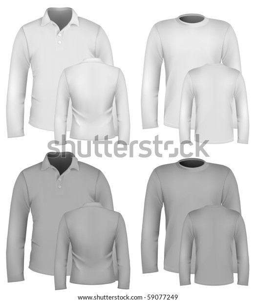 Vector Mens Shirt Design Templates Stock Vector (Royalty Free) 59077249 ...