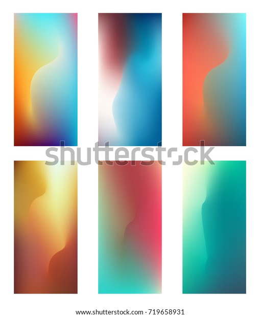 Vector Mesh Gradients Phone X Wallpaper Stock Vector (Royalty Free ...
