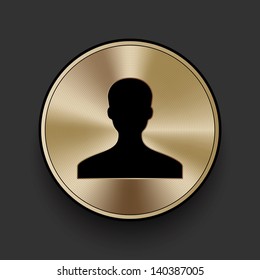 12,367 Gold user icon Stock Vectors, Images & Vector Art | Shutterstock