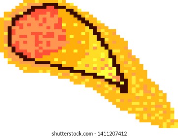 Vector Meteorite Illustration Pixel Graphic Stock Vector (Royalty Free ...