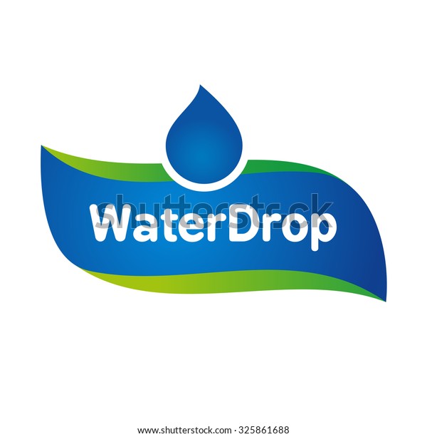 Vector Mineral Bottled Spring Water Logo Stock Vector (Royalty Free ...