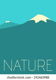 Vector Minimal Design Nature Stock Vector (Royalty Free) 192463988 ...