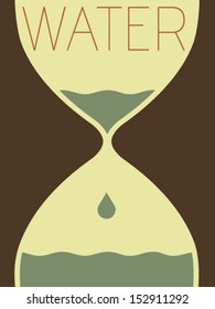 Vector Minimal Design Water: vector de stock (libre de regalías ...