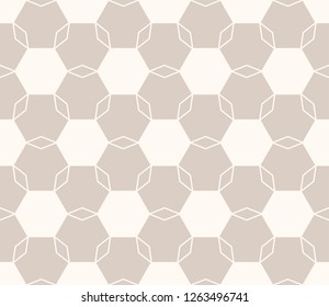 Vector Minimal Geometric Floral Seamless Pattern Stock Vector (Royalty ...
