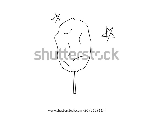 1,078 Cotton Candy Outline Images, Stock Photos & Vectors | Shutterstock