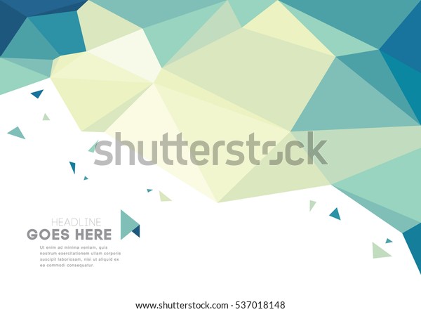 Vector Modern Abstract Polygonal Background Stock Vector (Royalty Free ...