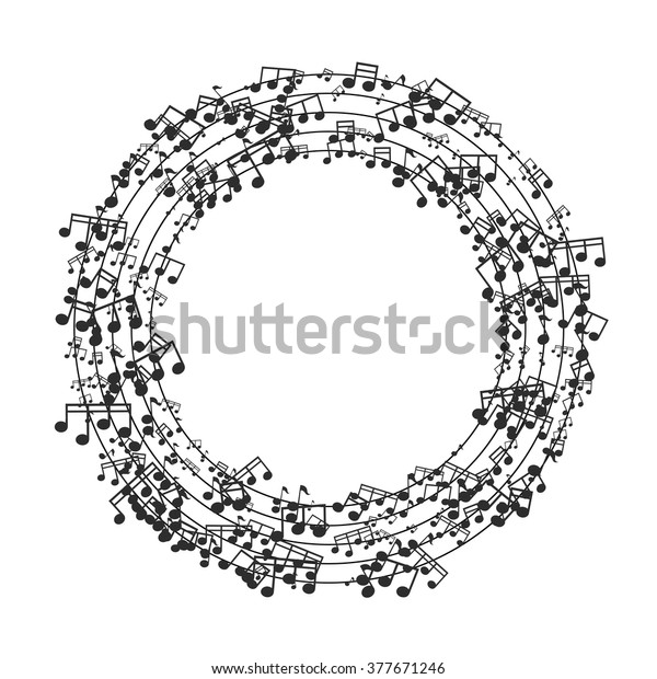 Vector Modern Black Music Background Design Stock Vector (Royalty Free ...
