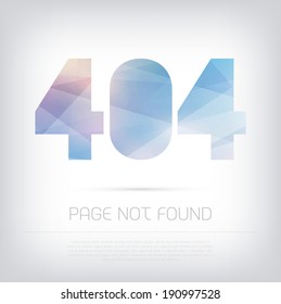 Vector Modern 404 Page Design Colorful Stock Vector (Royalty Free ...